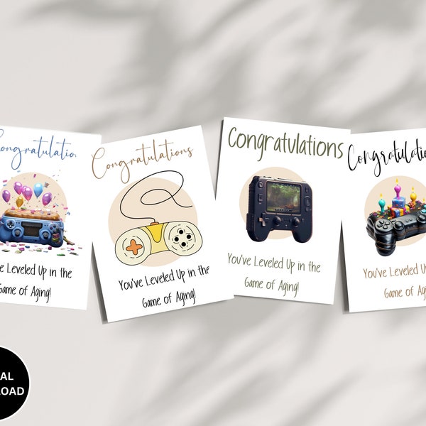 Video Game Card - Etsy