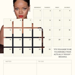Printable 2023 Calender, Women Calendar, Instant Download , Editable ...