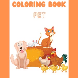 Coloring Book Pet Pets Coloring Pages Printable Pets Coloring Book Pet ...