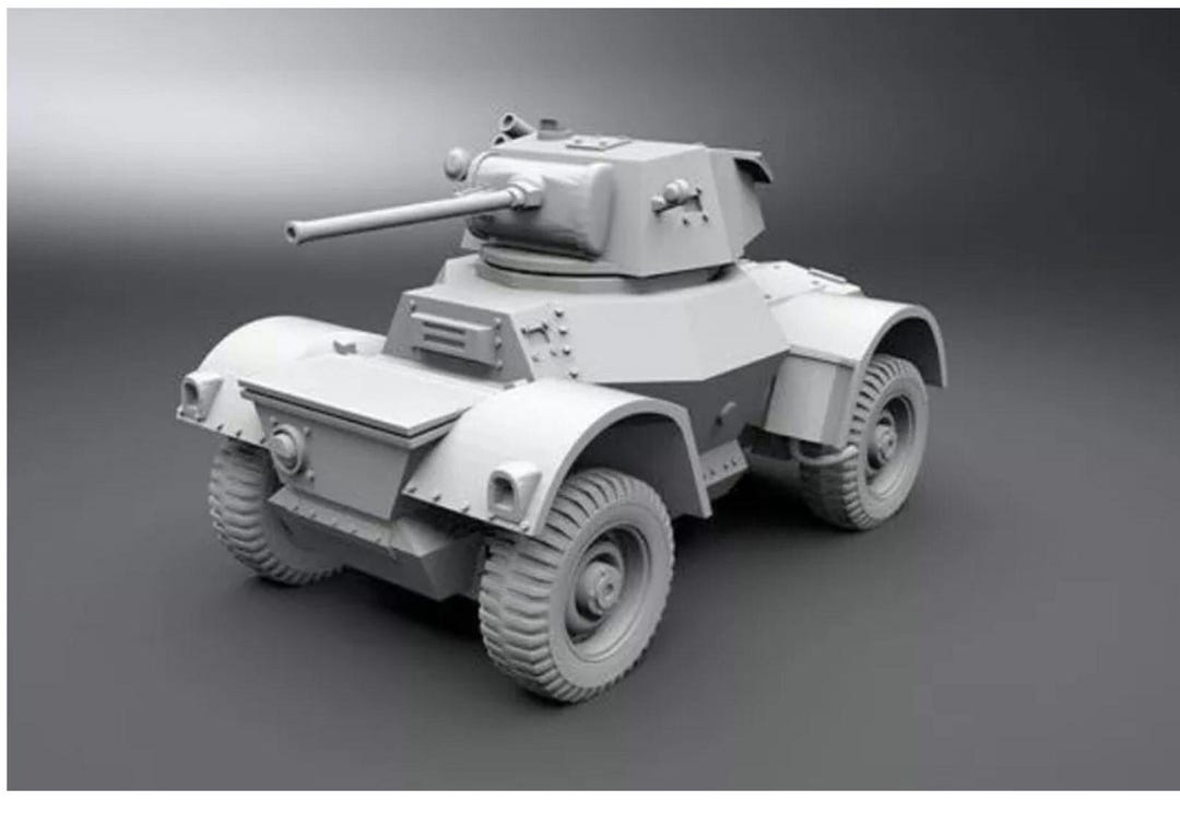 Ww2 Daimler Mk2 1:16th Scale Model Kit - Etsy