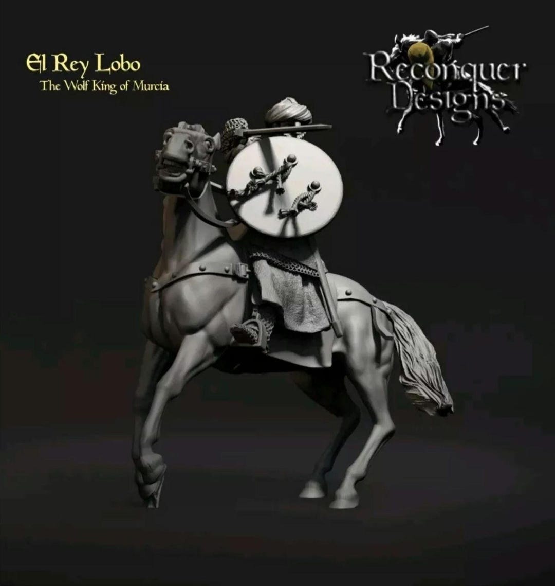 Medieval Mounted El Rey Wolf King of Murcia 1:16 Scale 3d Printed Model Kit - Etsy