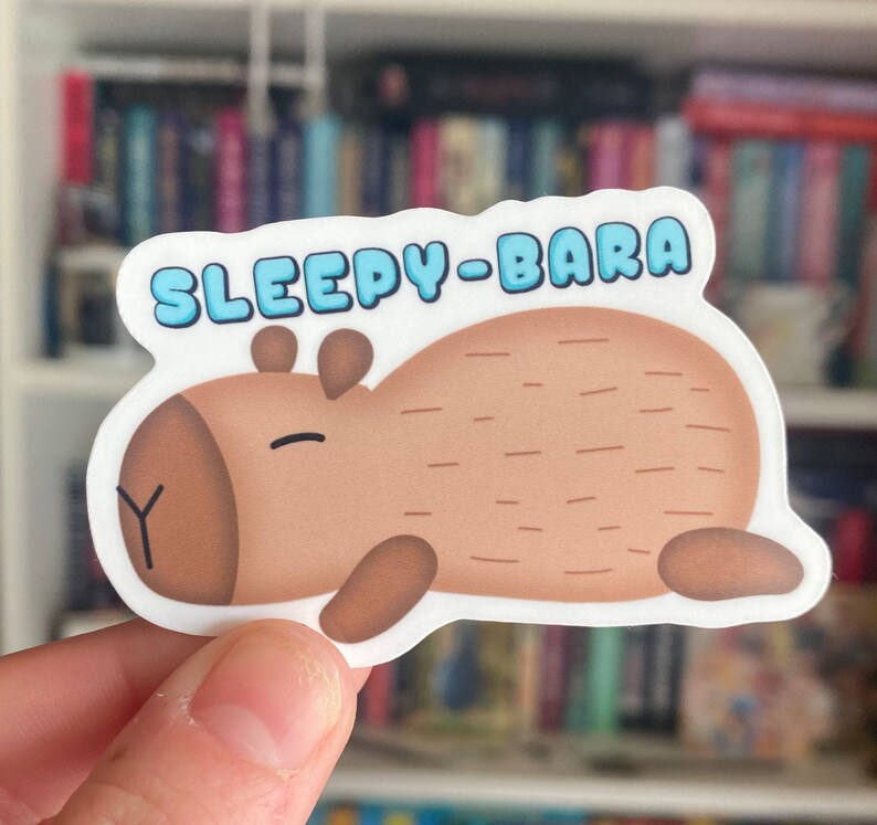 Capybara Sticker/ Rodent/ Cappy / Don't Worry Be Cappy/ Frog/ Duck - Etsy