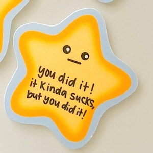 Gold Star Stickers Funny Stickers Snarky Stickers Adult Humor Sarcastic ...