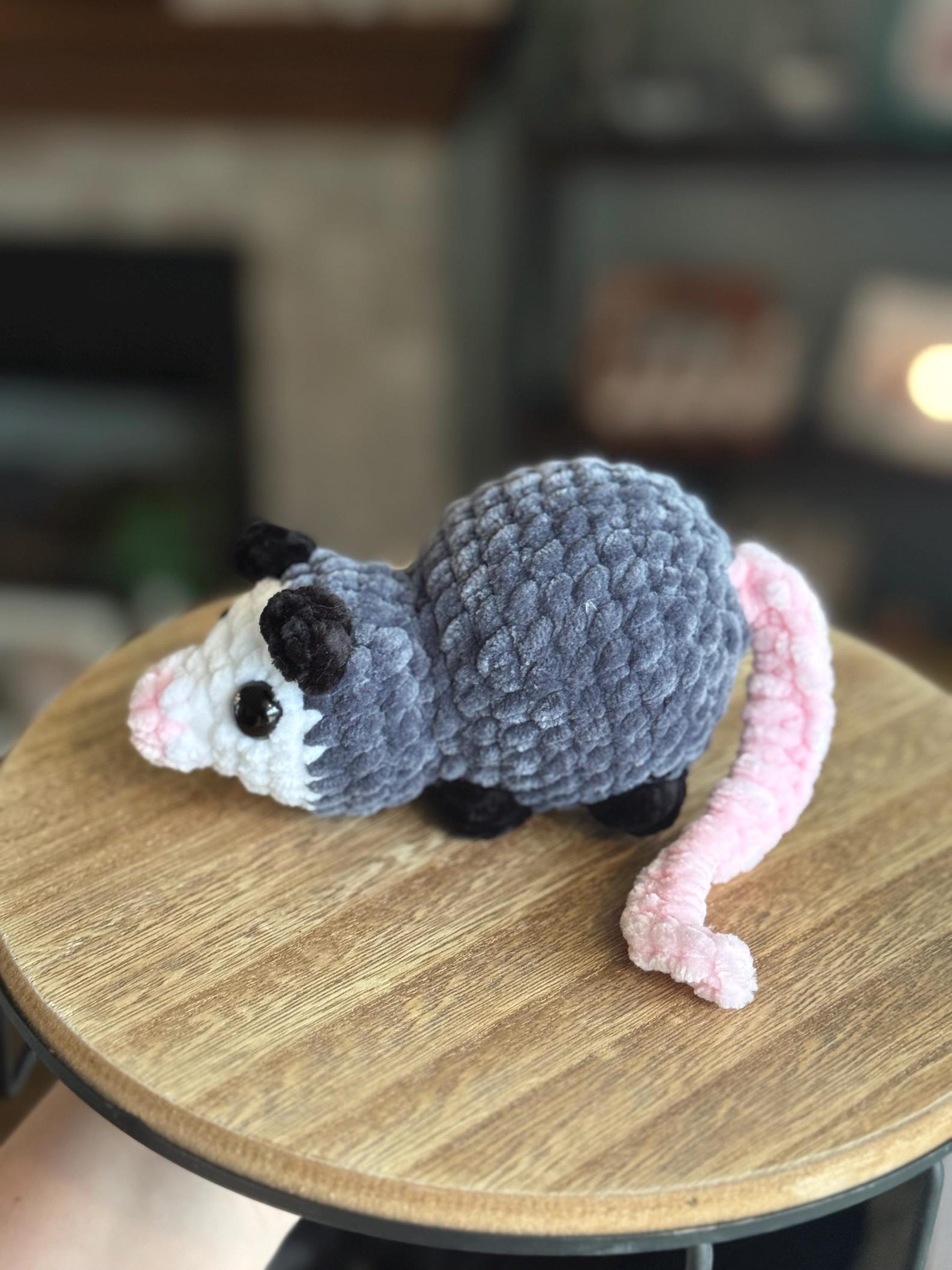 Crochet Possum Pattern No Sew Pudgy Pals Beginner Amigurumi Animals ...