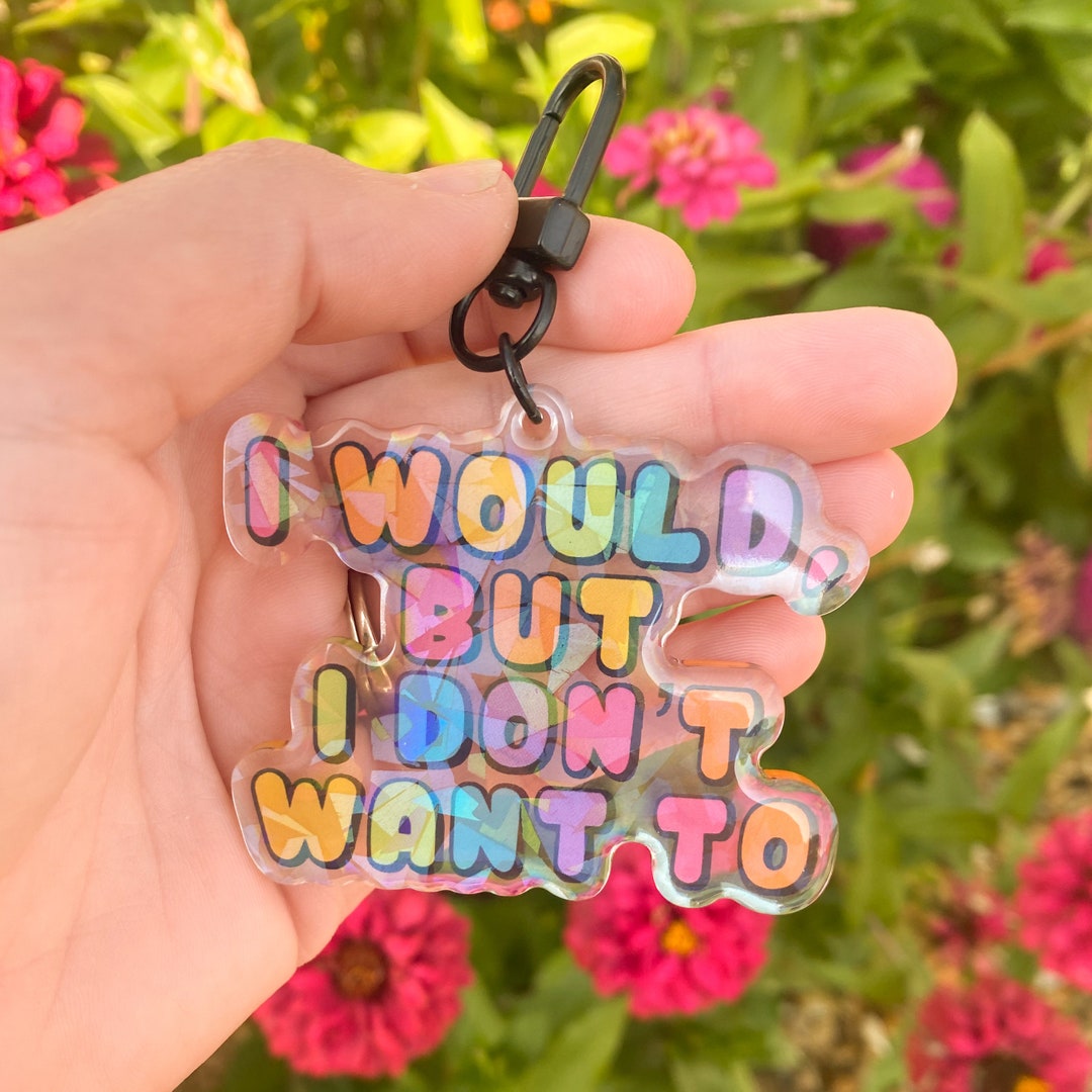 Funny Keychain Snarky Keychain Gift Idea Acrylic Keychain Funny Gifts ...