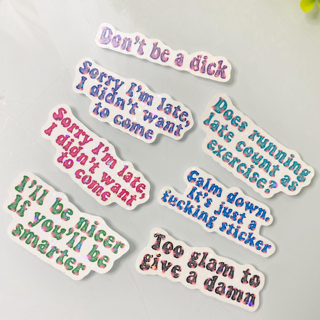 Funny Stickers Snarky Stickers Gift Sticker White Elephant Gift Idea ...