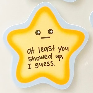 Gold Star Stickers Funny Stickers Snarky Stickers Adult Humor Sarcastic ...