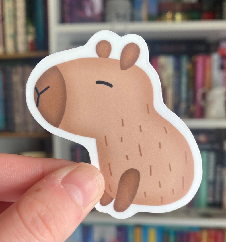 Capybara Sticker/ Rodent/ Cappy / Don't Worry Be Cappy/ Frog/ Duck - Etsy