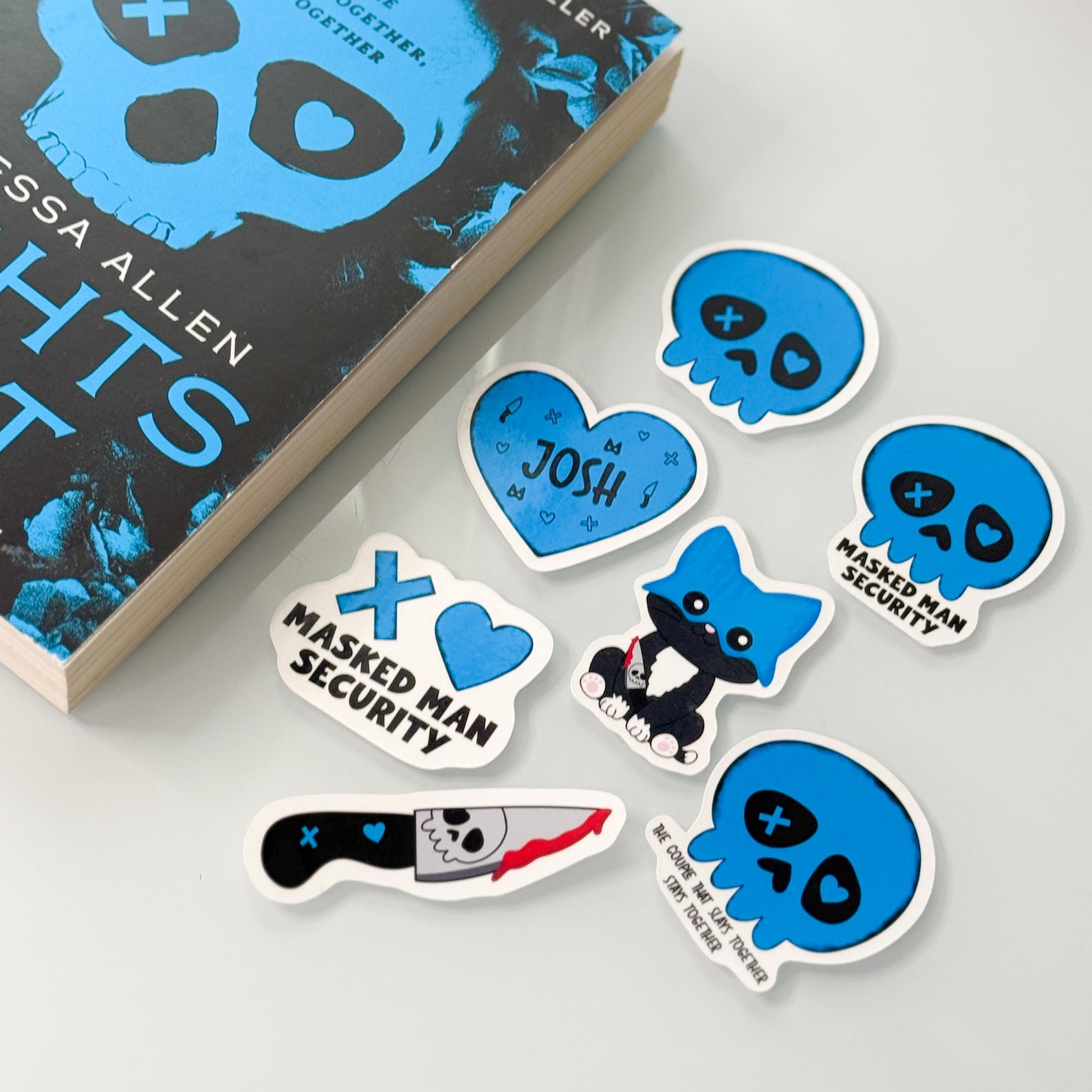 Lights Out Sticker Bundle Navessa Allen Sticker Bookish Sticker Dark ...