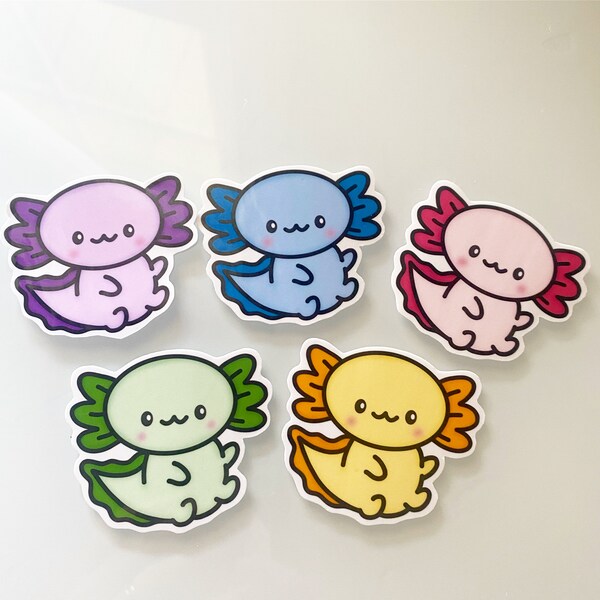 Axolotl Sticker - Etsy