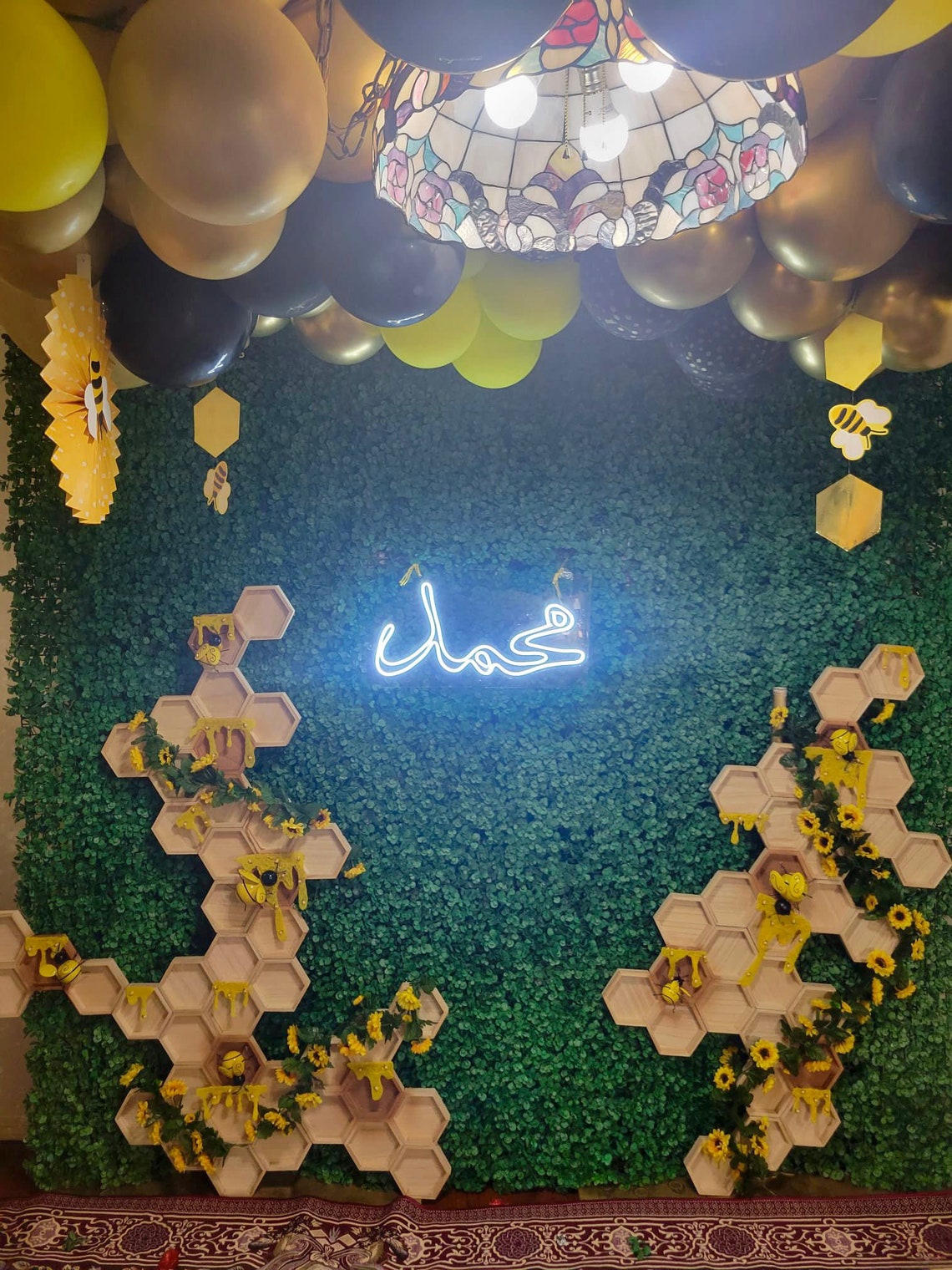 Custom Arabic Neon Sign in Double Line - Etsy