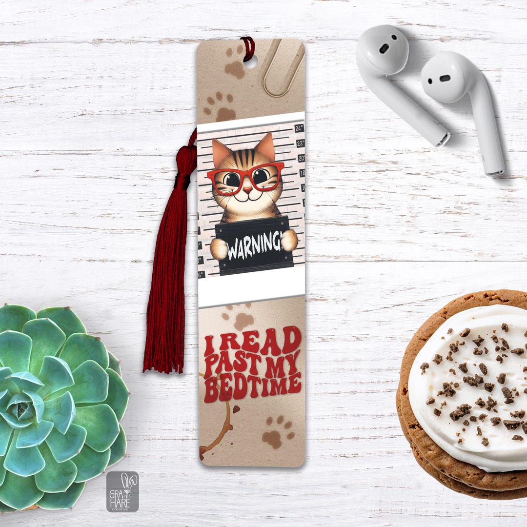 Funny Calico Cat Metal Bookmark, Gift for Book Lovers, Bookish, Readers ...