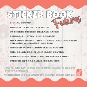 Personalized Reusable Sticker Book, Sticker Album for Collectors, Blank ...