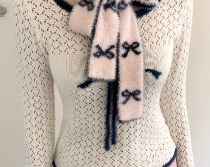 Crochet Scarf, Cute Scarf, Handmade Scarf, Gift for Her, Beautiful ...