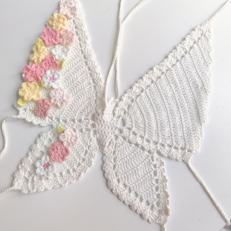 Crochet Butterfly Top Handmade Top - Etsy