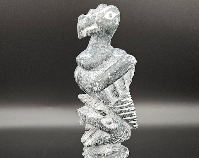Vintage Inca Hand Carved Stone Totem - Peruvian Andean Trilogy Statue ...