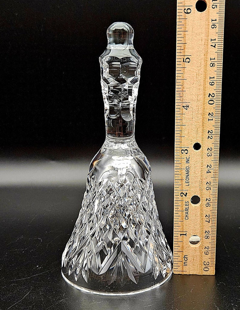 Vintage Lead Crystal Bell by Tipperary Irish Cut Crystal Dinner Bell ...