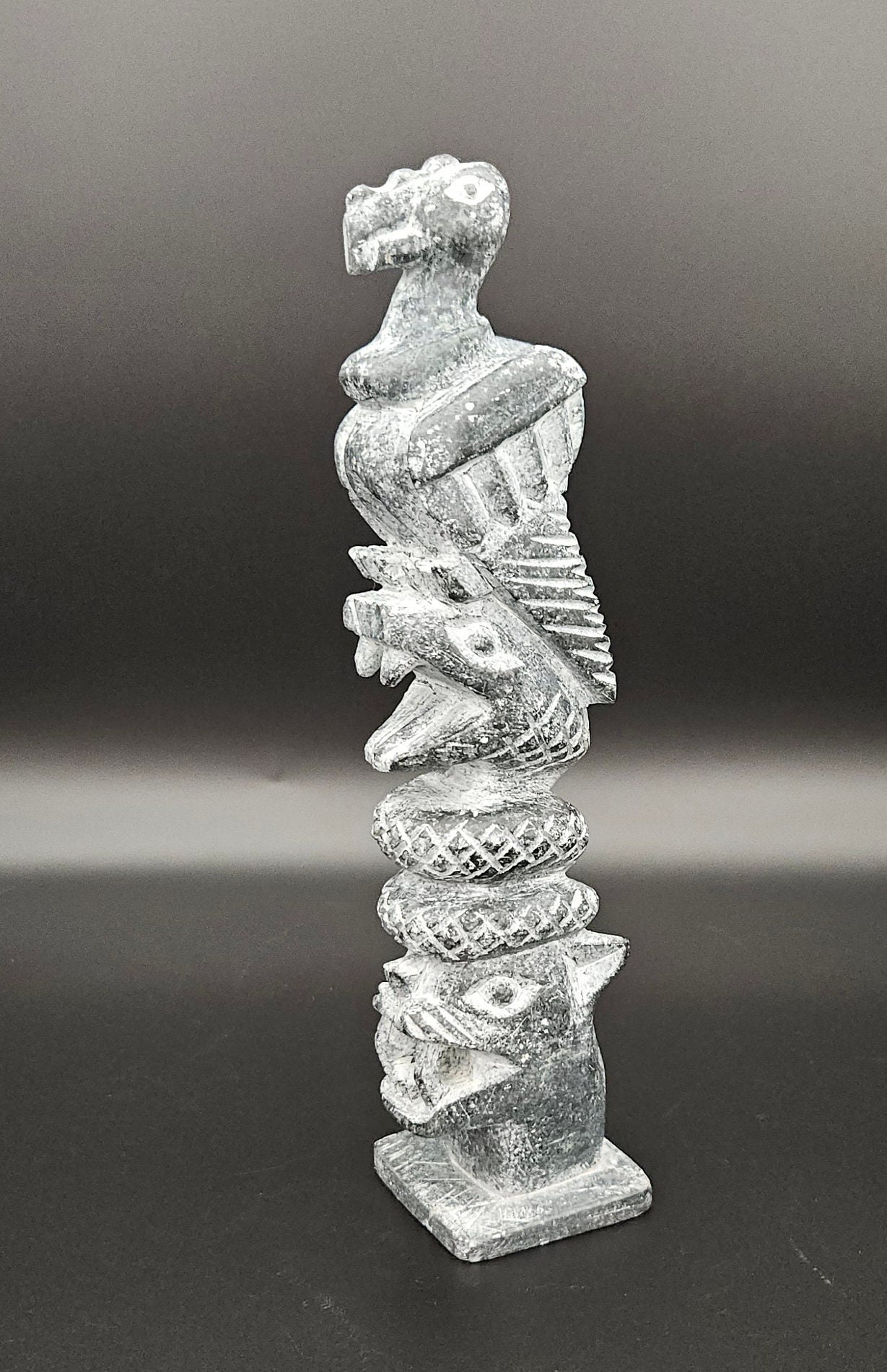 Vintage Inca Hand Carved Stone Totem Peruvian Andean Trilogy Statue - Etsy