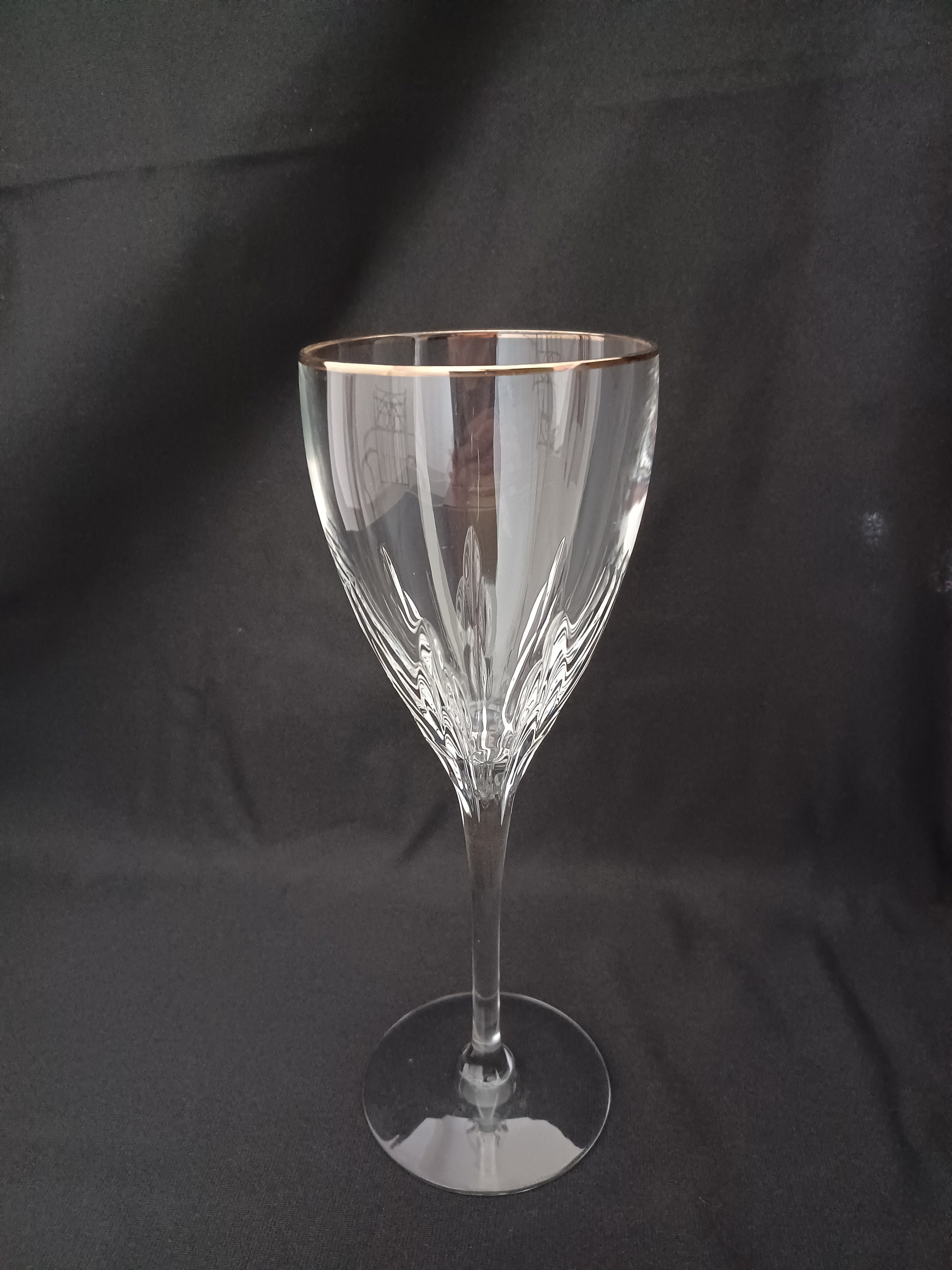 Lenox Firelight Gold Rim Water/wine Glass Vintage - Etsy