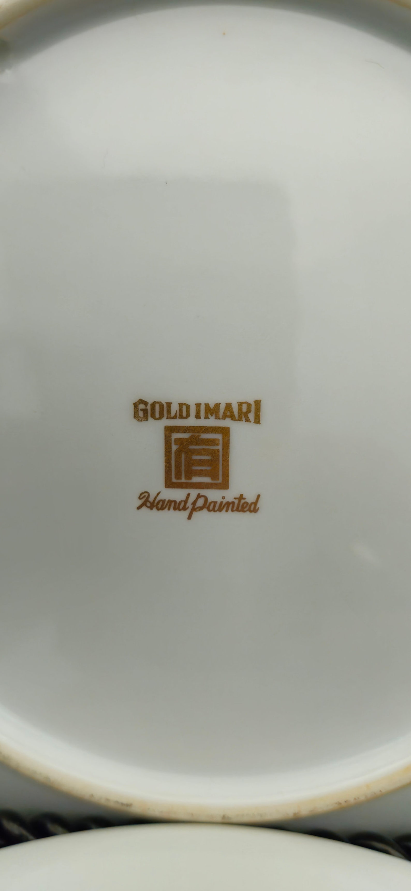 Vintage Gold Imari Plate Hand Painted Decorative Porcelain Dish Wall ...