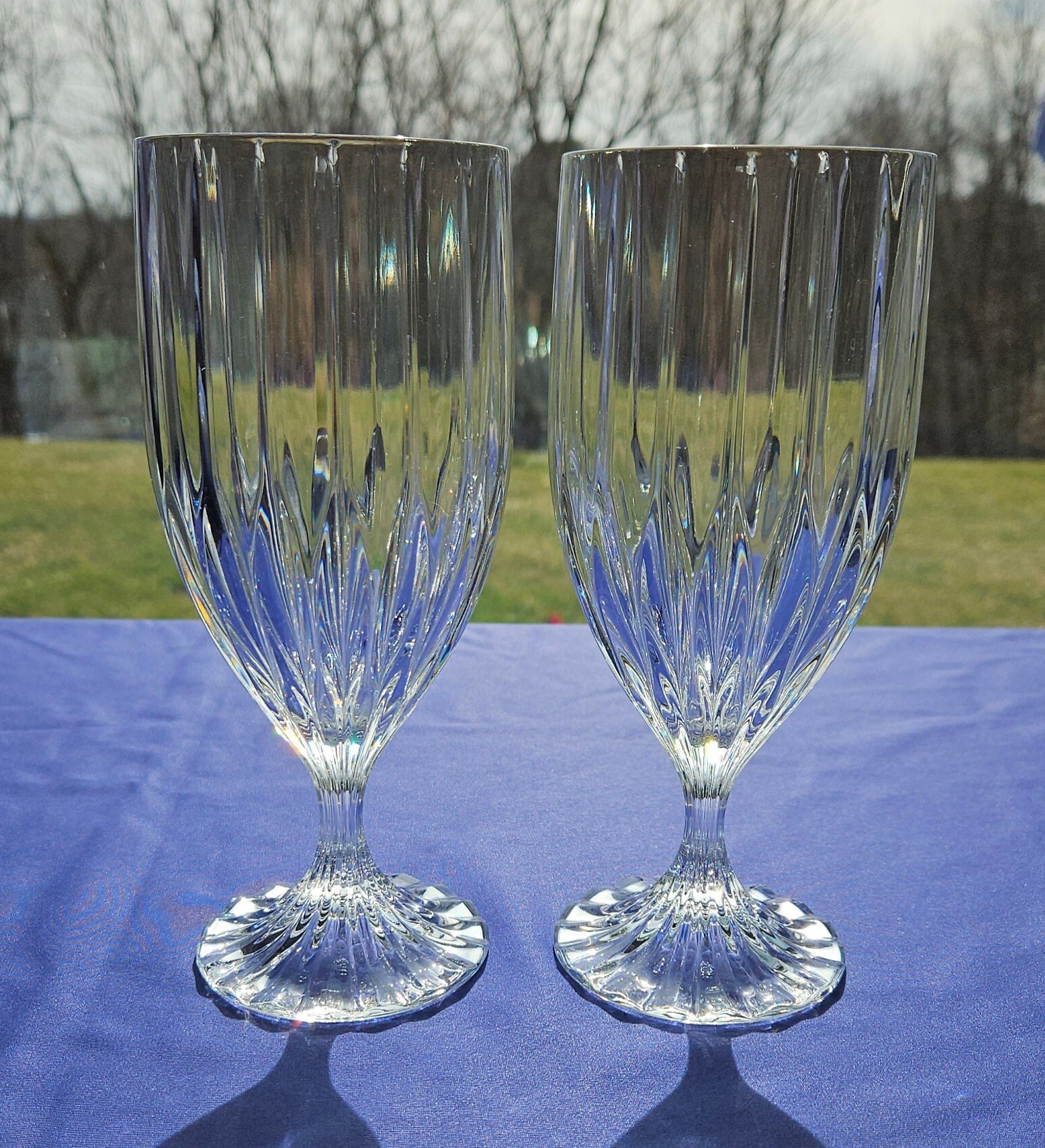 Vintage Iced Tea / Water Glasses - by Mikasa - Exceptionally Beautiful ...