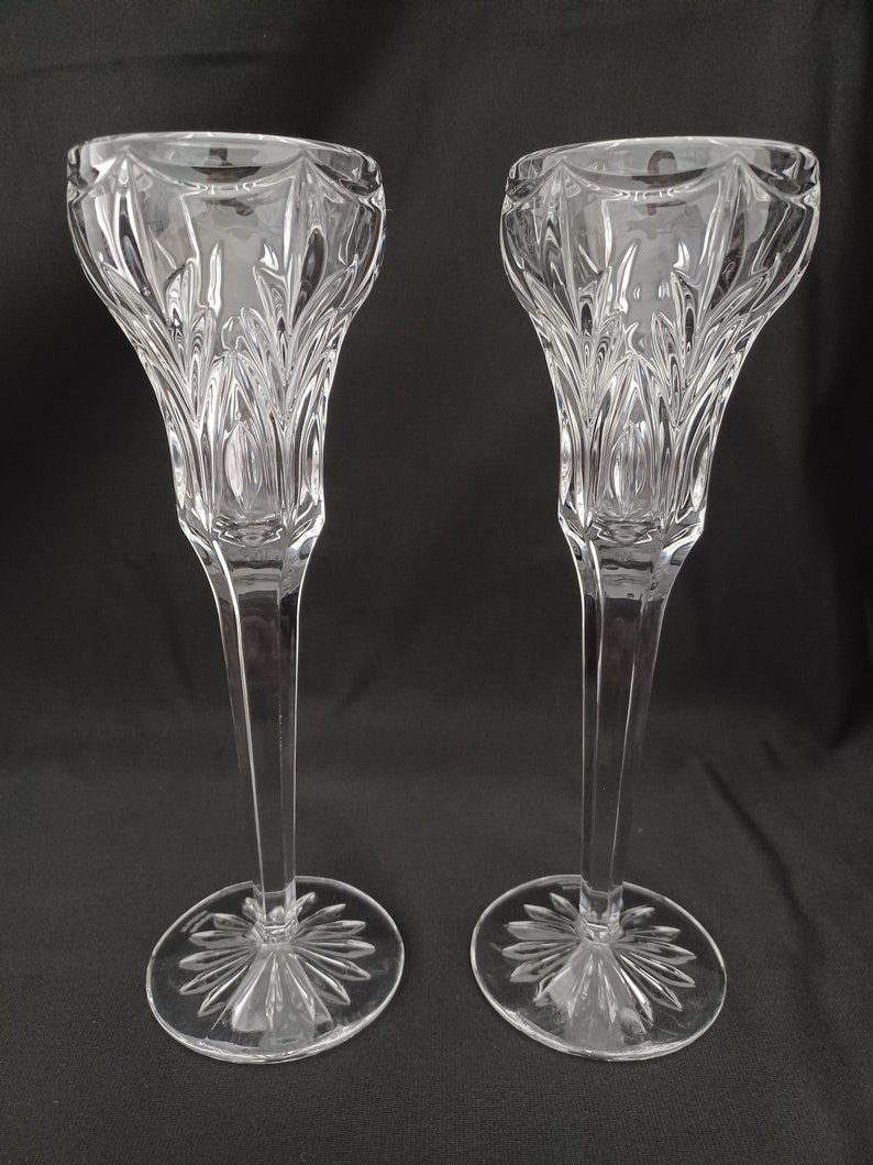 Waterford Crystal Marquis Collection Canterbury Pattern Candelsticks ...