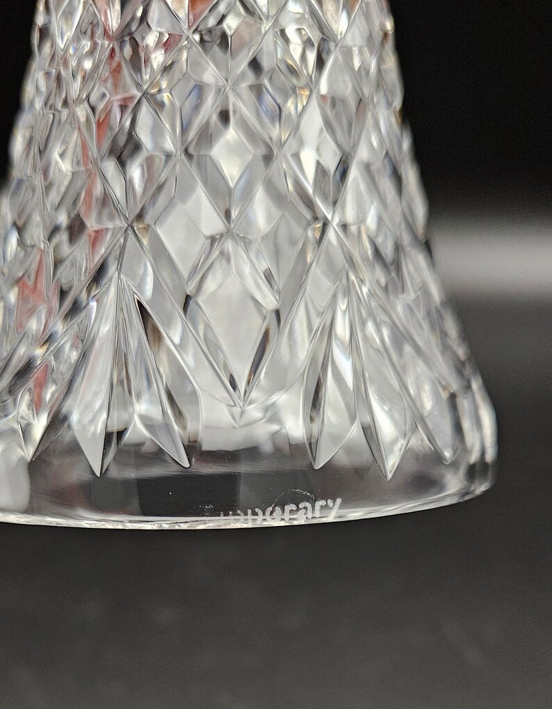 Vintage Lead Crystal Bell by Tipperary Irish Cut Crystal Dinner Bell ...