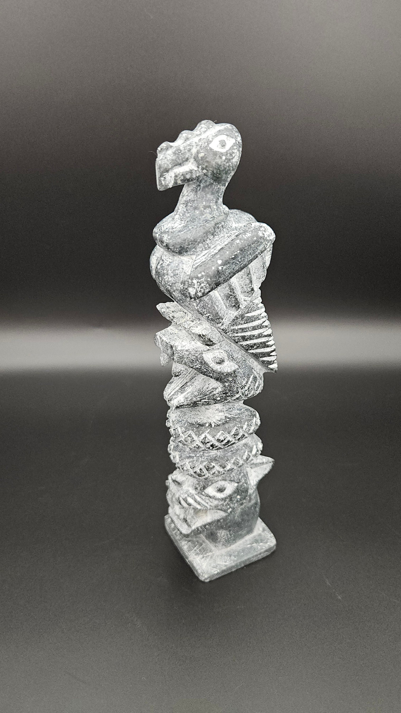 Vintage Inca Hand Carved Stone Totem Peruvian Andean Trilogy Statue - Etsy