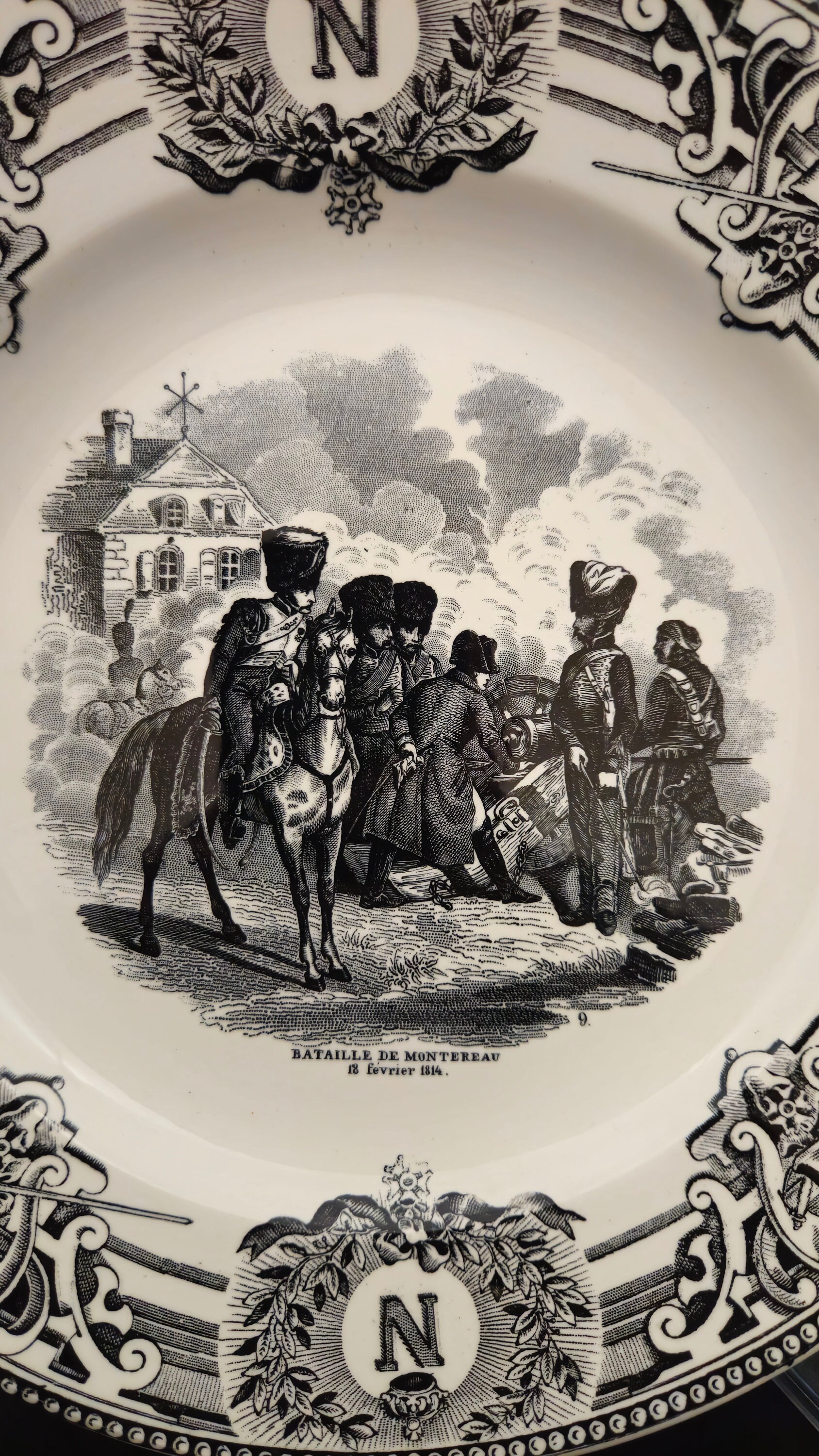 Rare Porcelain Plate Napoleon Bonaparte Battles - by Boch La Louviere ...