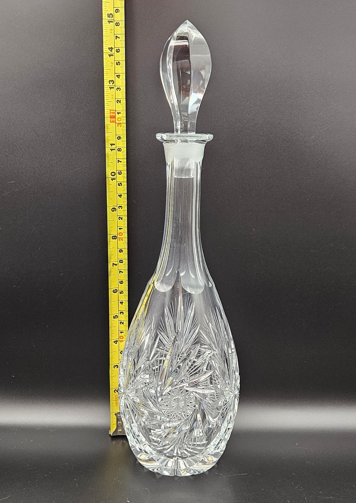 Vintage Crystal Decanter With Stopper - Vintage Glass Decanter ...