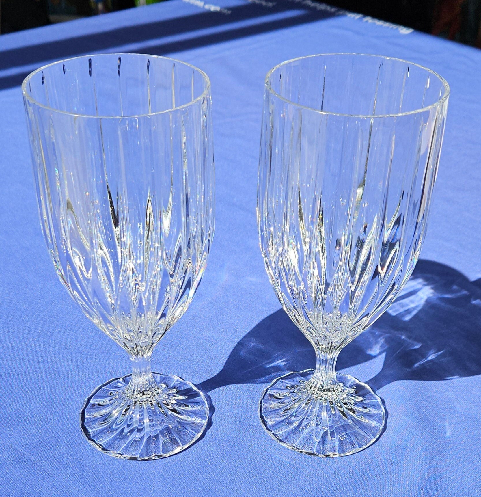 Vintage Iced Tea / Water Glasses - by Mikasa - Exceptionally Beautiful ...