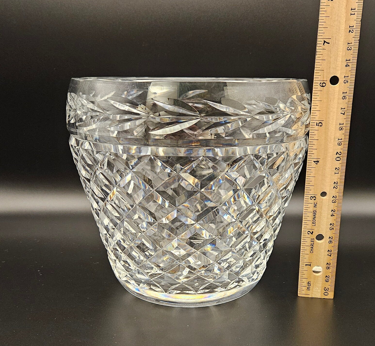 Vintage Waterford Crystal Ice Bucket / Vase / Bowl Glandore Collection ...