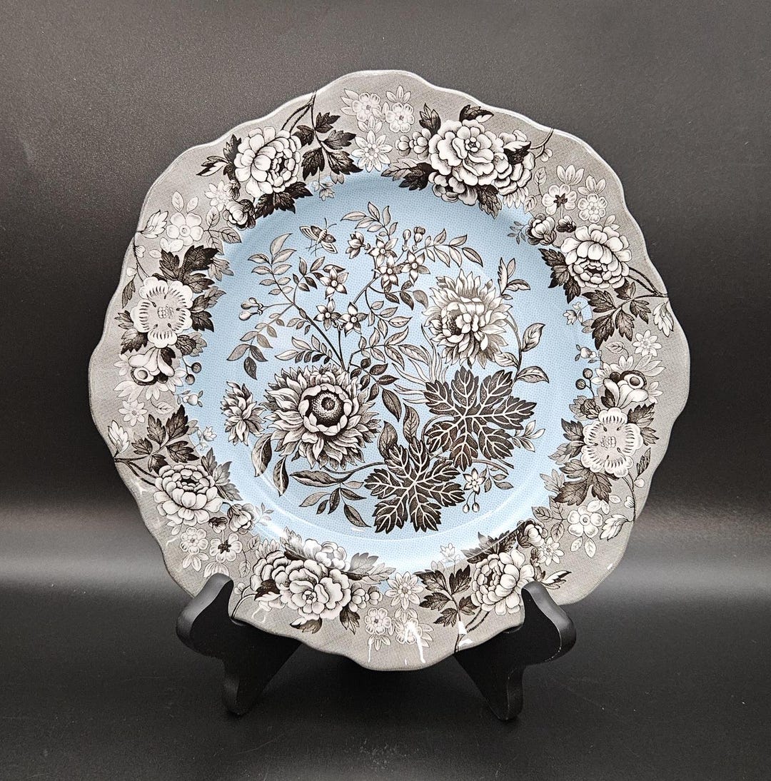 Vintage Dinner Square Fancy Plate - by Spode - the Spode Archive ...