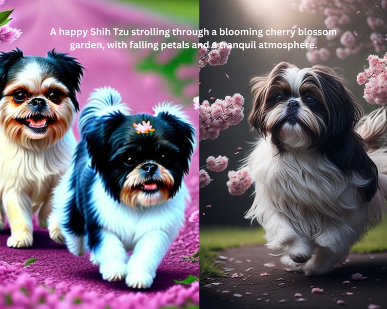 499 AI Art Dog Prompts unique Scenes & Dogs Inspire - Etsy