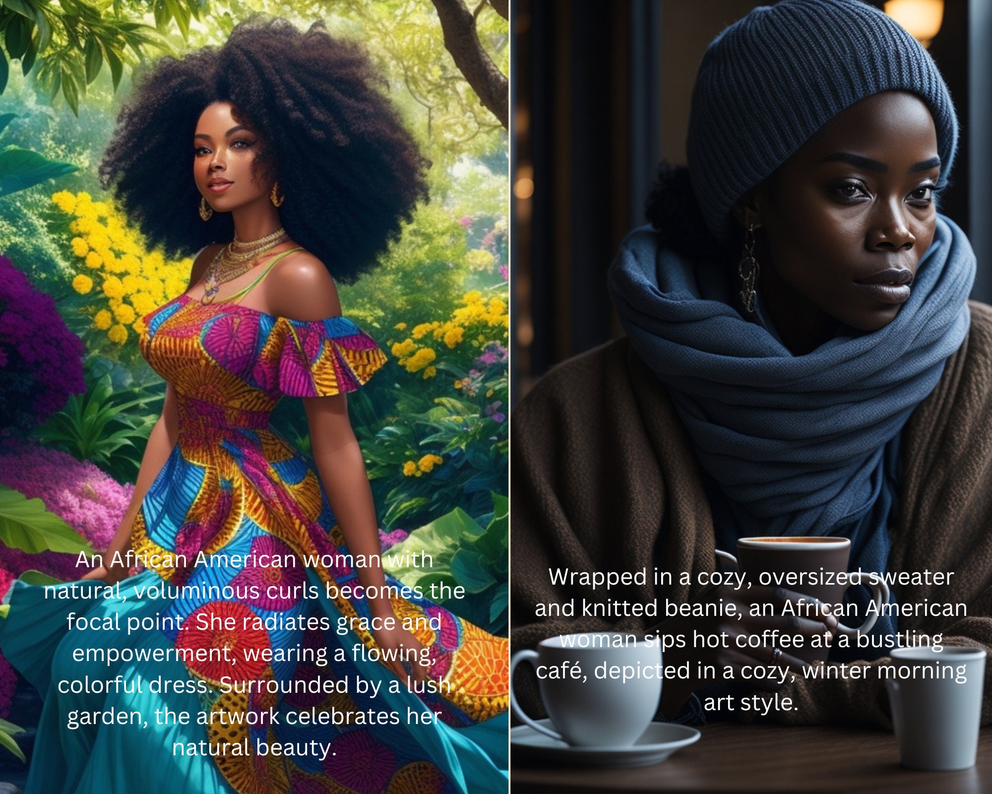 350 AI Art Prompts - African American Women | 350 Scenes/models ...