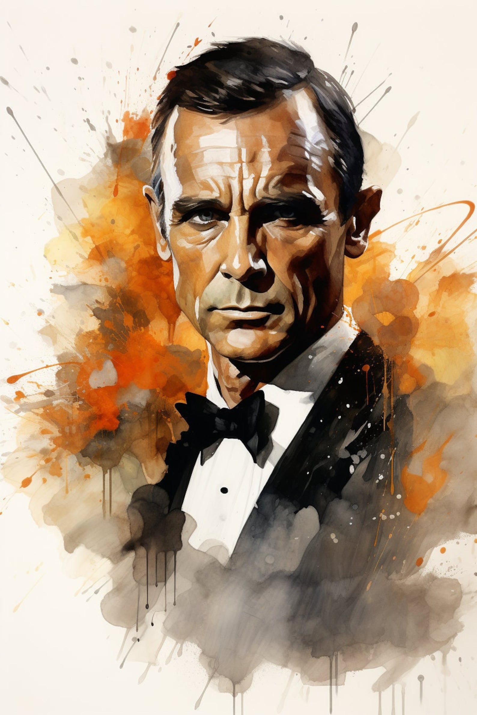 James Bond Digital Download Print, Wall Decor, Large Printable Art ...