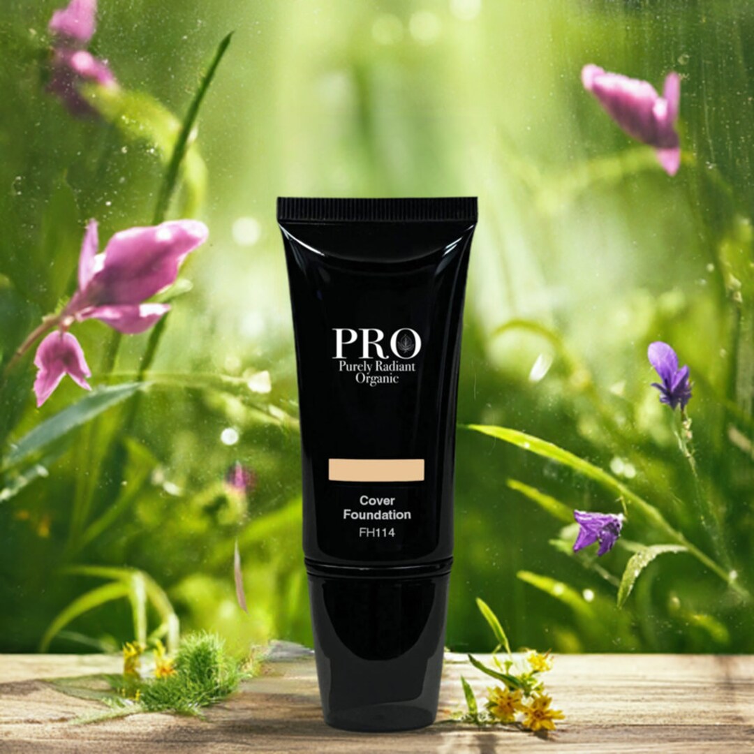 Organic Full Coverage Foundation - Purely Radiant Honey Shade for ...