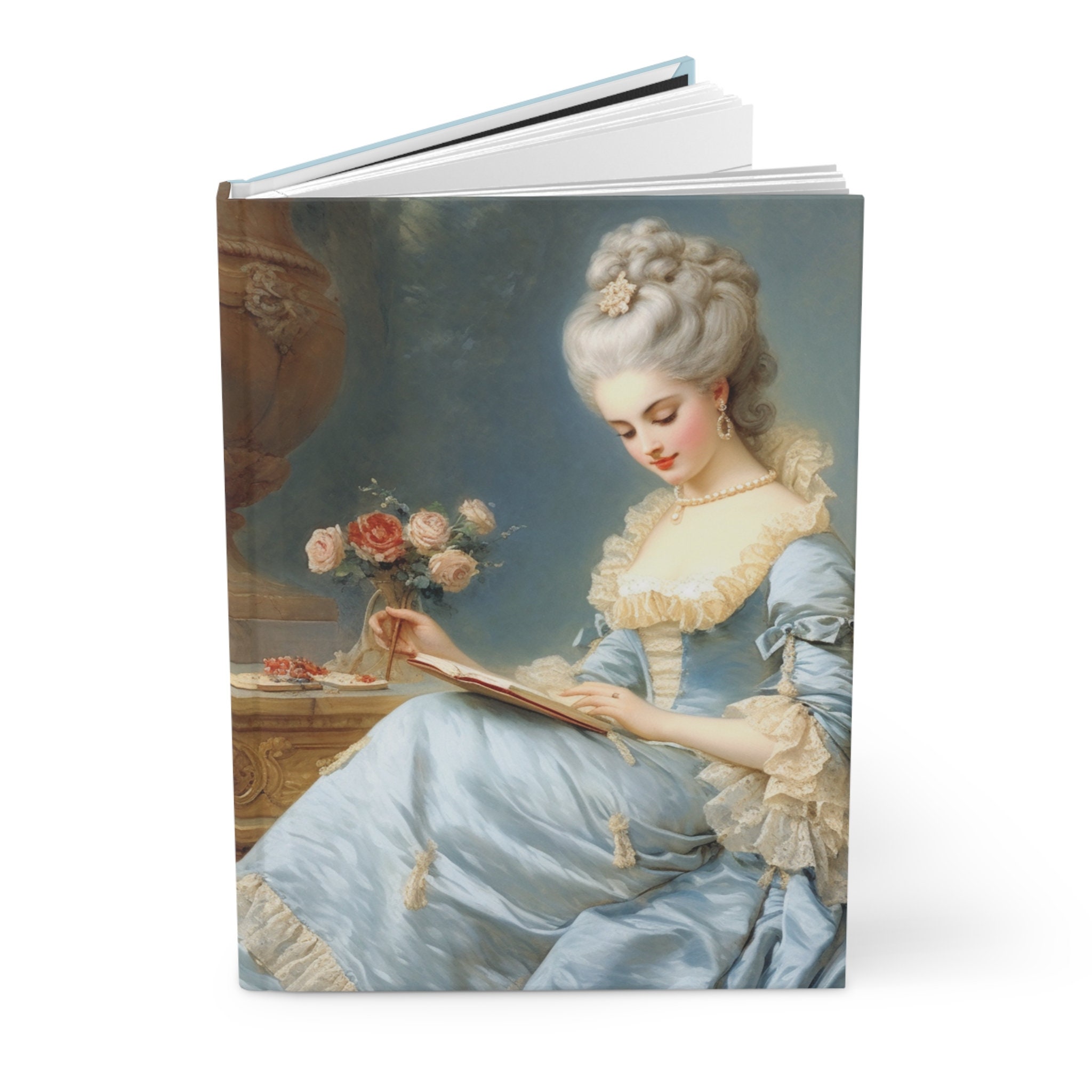 Blue Rococo Journal Hardbook Cover Marie Antoinette, Vintage, Victorian ...
