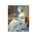 Rococo Lady Reading Marie Antoinette Art Print - Renaissance, Victorian ...