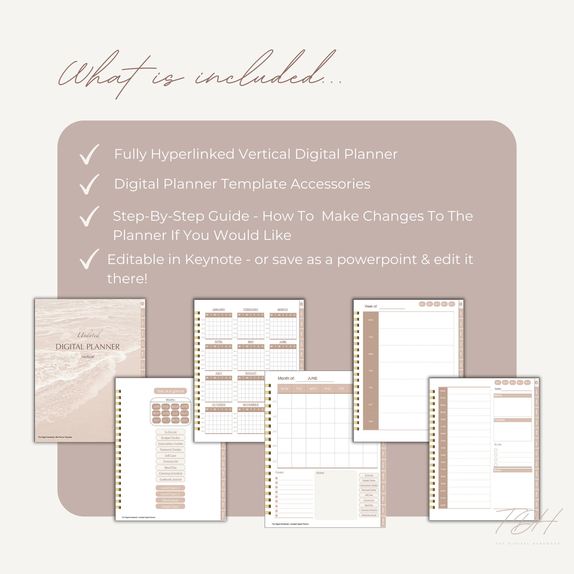 Ultimate Vertical PLR Planner to Sell, PLR Digital Planner, PLR ...