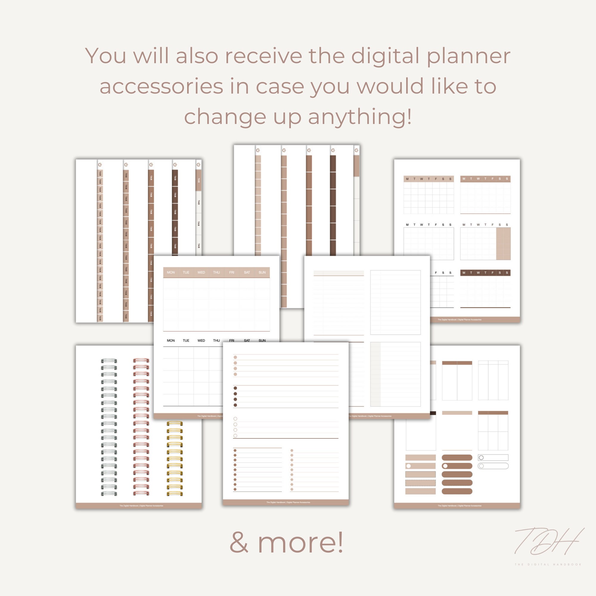 2024 Dated Planner Bundle, Digital Planner Bundle, PLR Planner to Sell ...