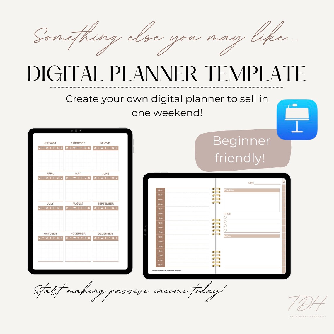 Canva Planner Template to Resell, PLR Digital Planner Template, Master ...
