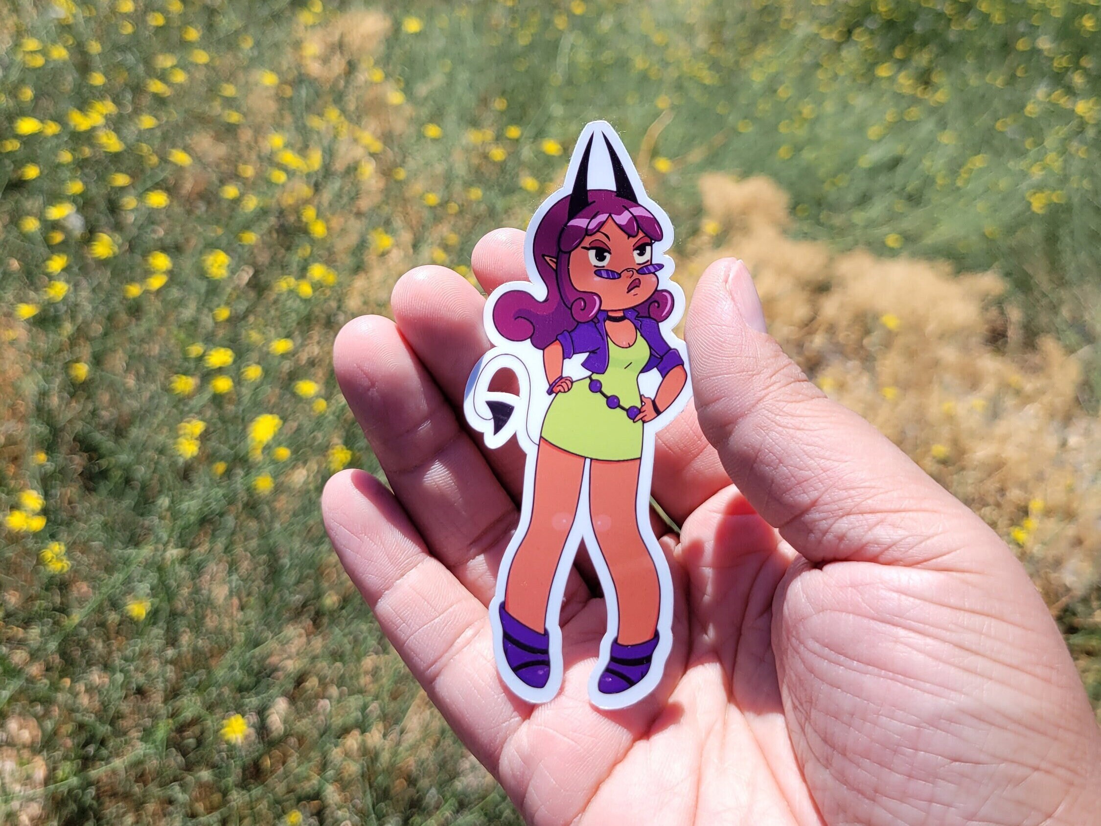 Chibi Sassy Demon Sticker - Etsy