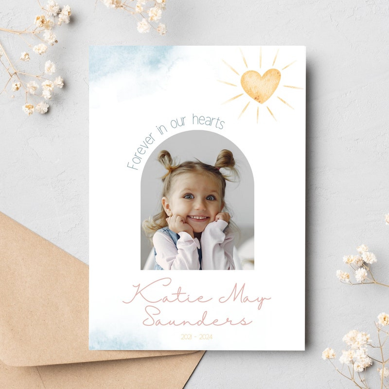 Infant Funeral Program - Etsy