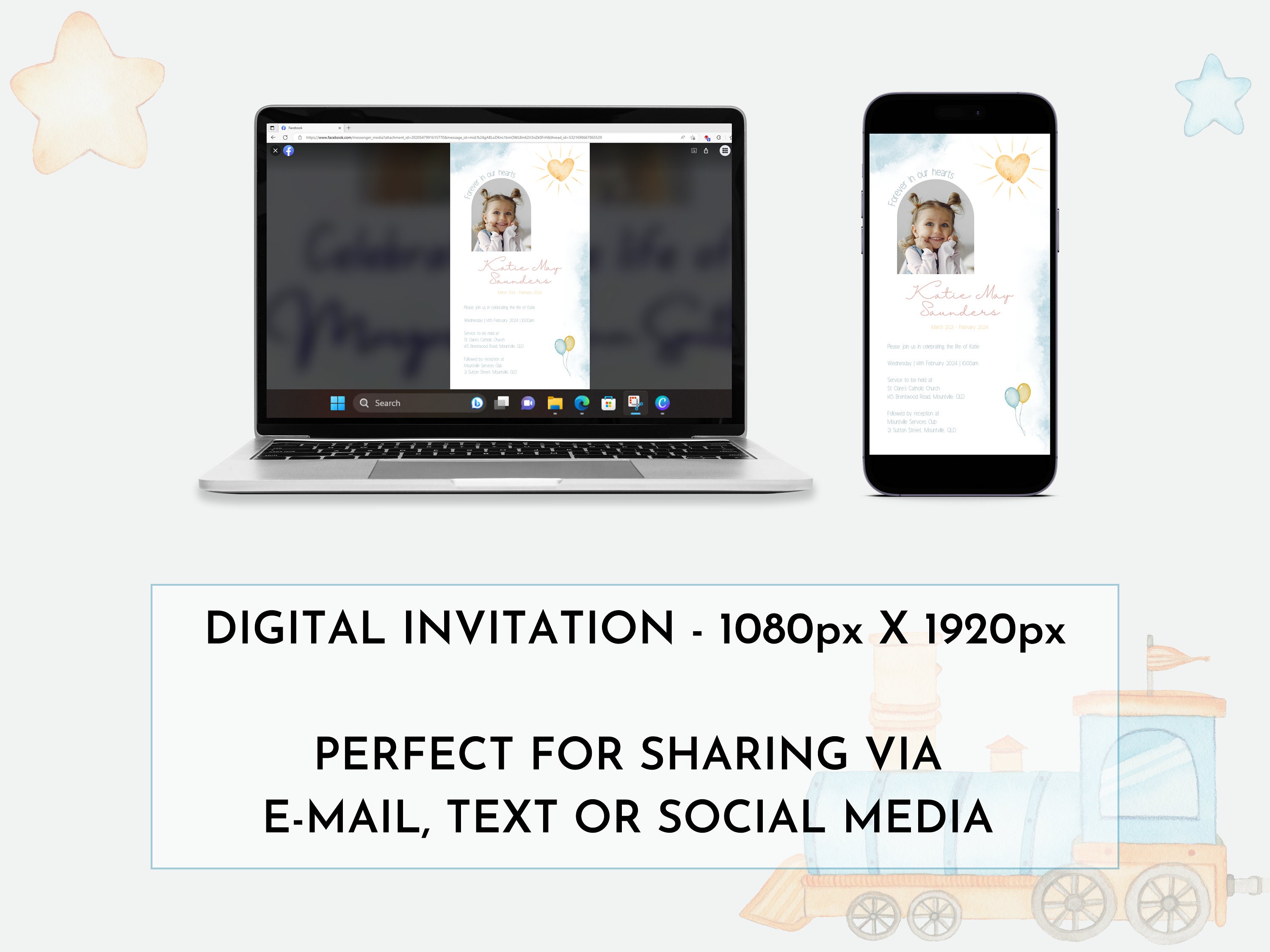 Kids Funeral Bundle, Child's Memorial Service Template, Celebration of ...