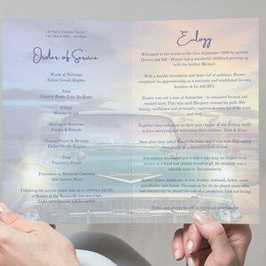 Chevrolet Sunset Funeral Program, Car Theme Memorial Service, Printable ...