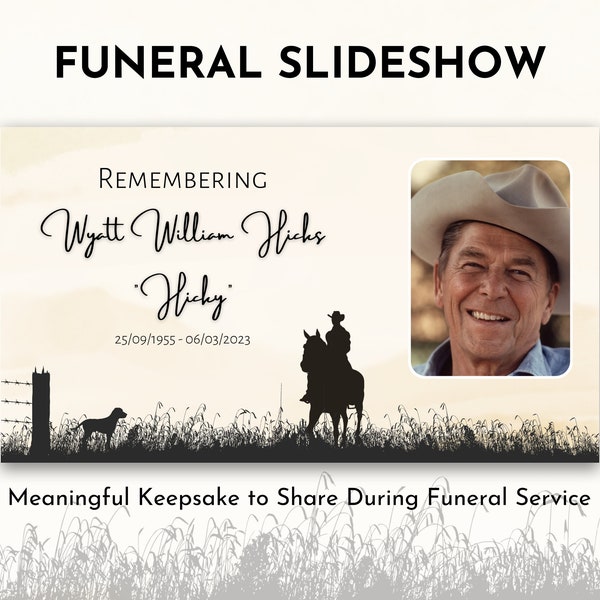 Powerpoint Funeral Slideshow - Etsy
