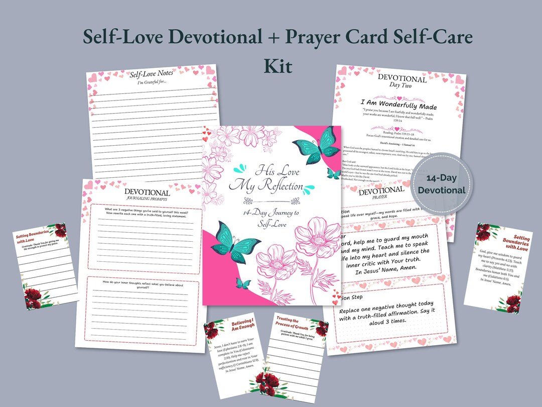 The Self-love Reset | 14-day Christian Devotional Journal + Prayer ...