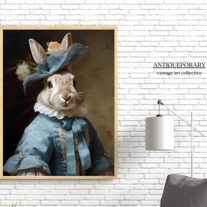 Victorian Animal Portrait, Dressed Animal Prints, Royal Rabbit Poster ...