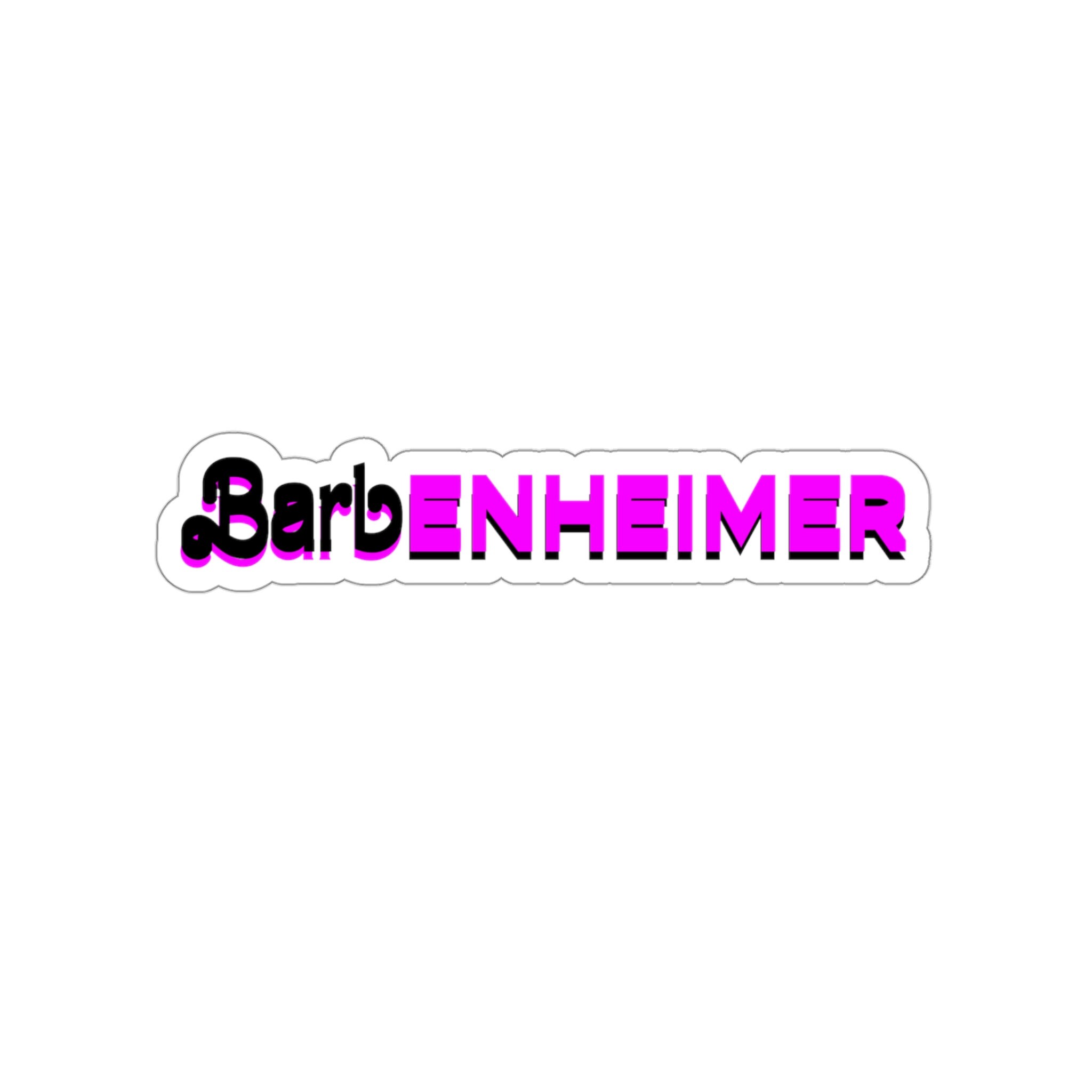 Barbenheimer Sticker Gift Inspired By Barbie Movie And Oppenheimer ...